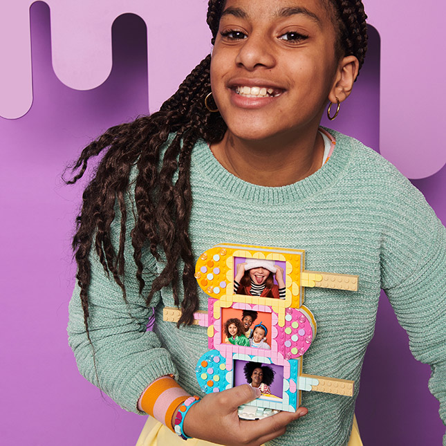 LEGO DOTS - Ice Cream Picture Frames & Bracelet - - Fat Brain Toys