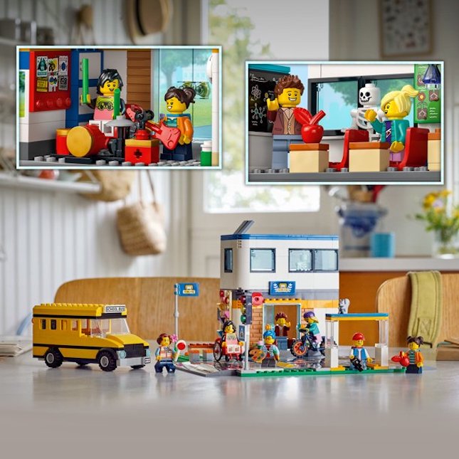 LEGO City - School Day - - Fat Brain Toys
