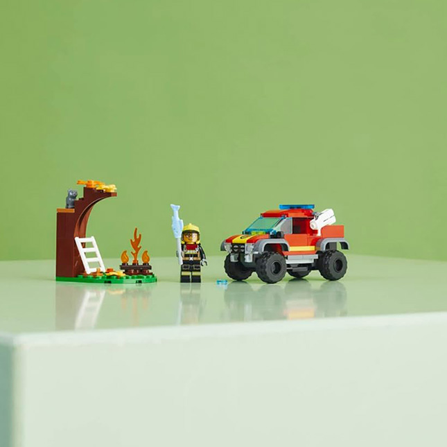 LEGO City Fire - 4x4 Fire Truck Rescue - - Fat Brain Toys