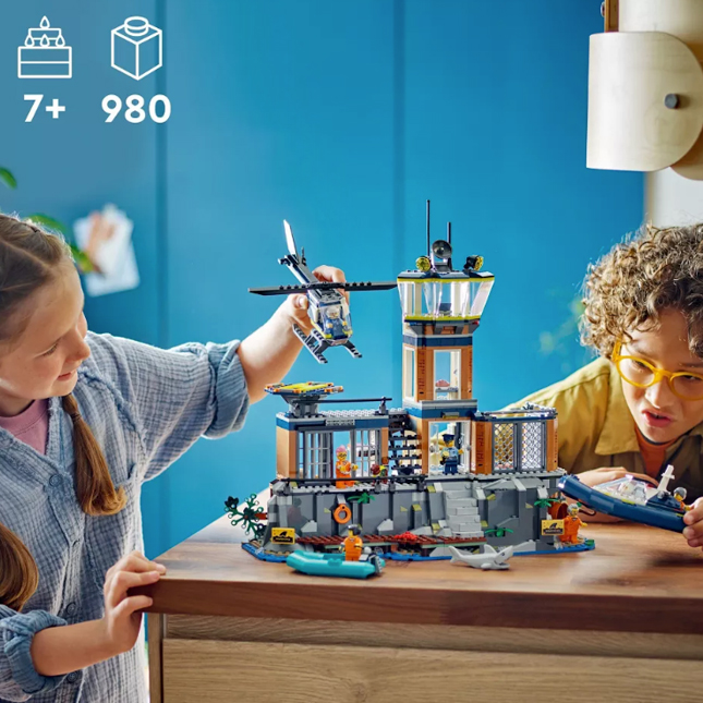 LEGO City Police - Police Prison Island - Best for Ages 7 to 12