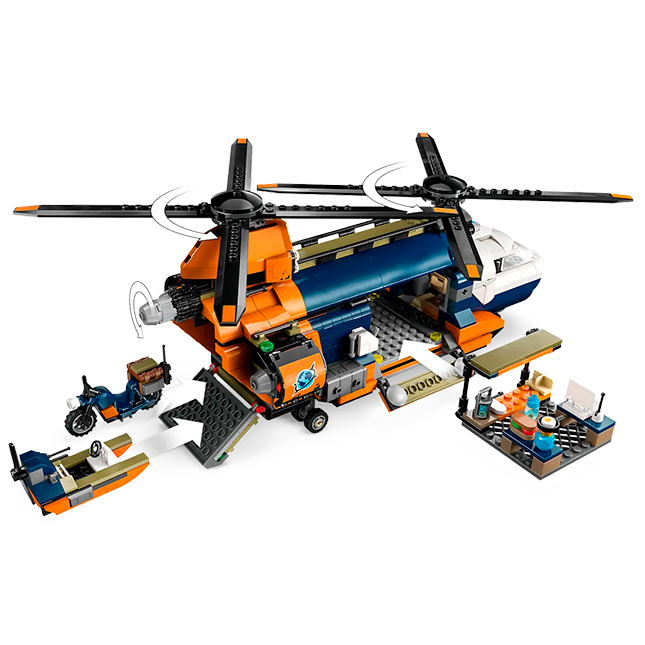 LEGO City Exploration - Jungle Explorer Helicopter at Base Camp