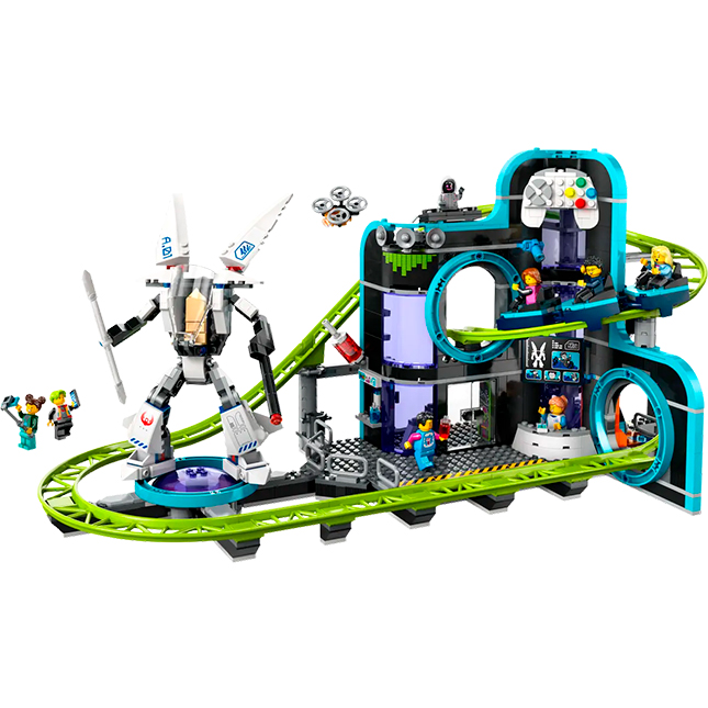 LEGO City - Robot World Roller-Coaster Park - Best for Ages 8 to 12