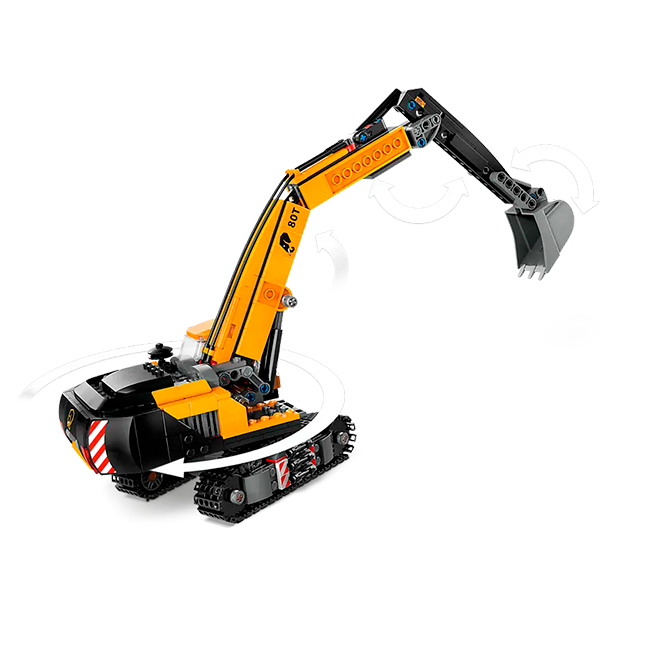 LEGO City Big Vehicles - Yellow Construction Excavator