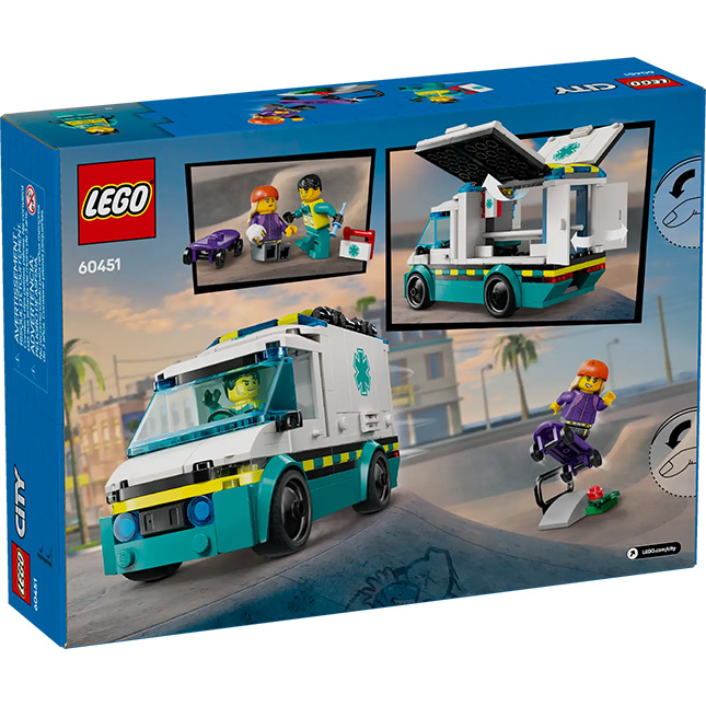 LEGO City - Emergency Ambulance - Best for Ages 5 to 8