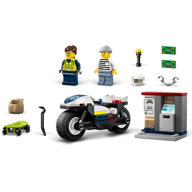 LEGO City - Police Motorcycle Chase - Best for Ages 4 to 7