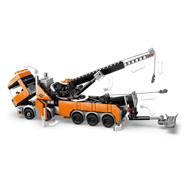 LEGO City - Heavy-Duty Recovery Tow Truck with Crane
