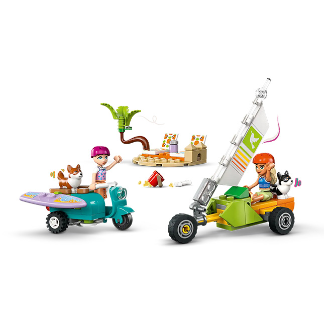 LEGO Friends - Surfing Dogs and Scooter Adventure