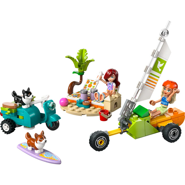 LEGO Friends - Surfing Dogs and Scooter Adventure