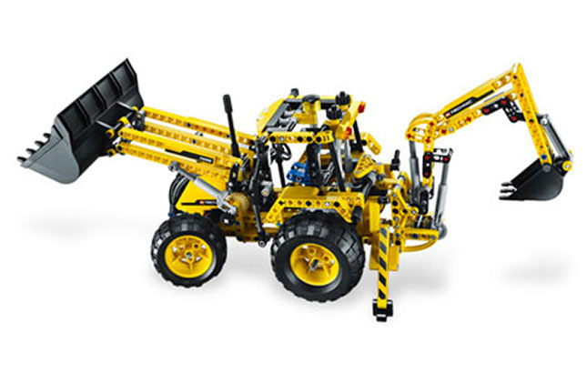 LEGO Technic Backhoe Loader - - Fat Brain Toys