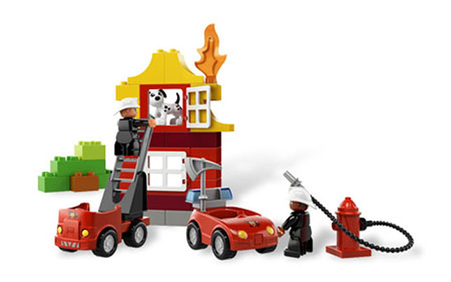 LEGO DUPLO - My First Fire Station - - Fat Brain Toys