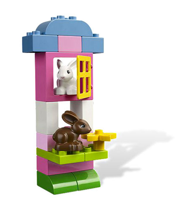 LEGO DUPLO Pink Brick Box - - Fat Brain Toys