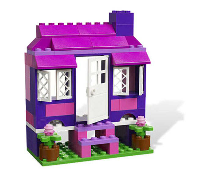 LEGO Pink Brick Box - - Fat Brain Toys