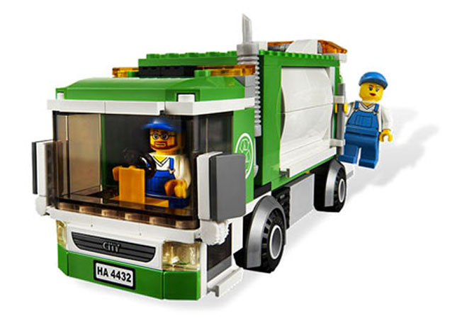 Lego city garbage truck mini set - bambooshery