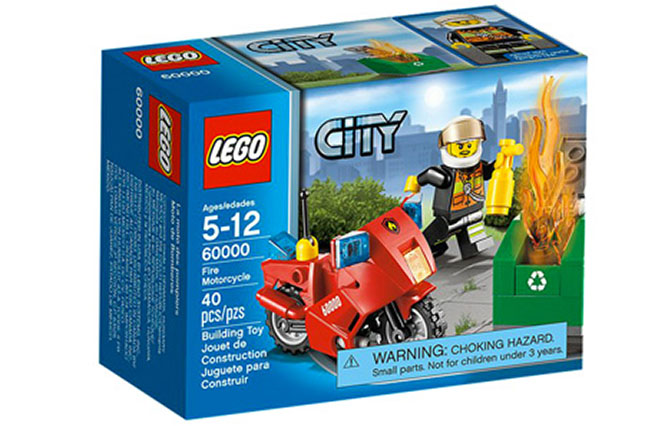 LEGO City Fire - Fire Motorcycle - - Fat Brain Toys