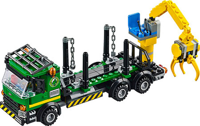 LEGO City Great Vehicles - Logging Truck - - Fat Brain Toys