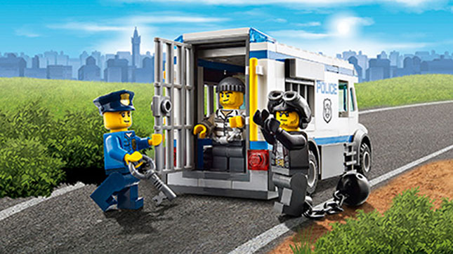 LEGO City Police - Prisoner Transporter - - Fat Brain Toys