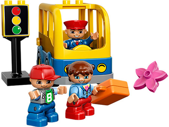 LEGO DUPLO Town - School Bus - - Fat Brain Toys