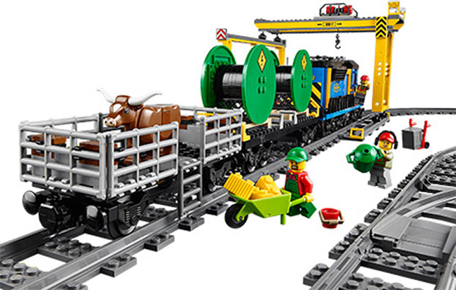 LEGO City Trains - Cargo Train - - Fat Brain Toys