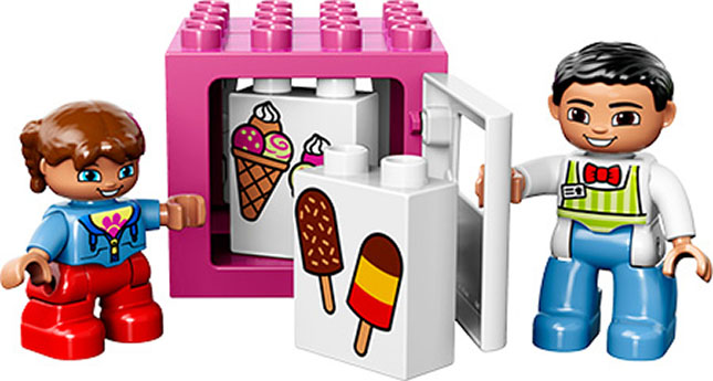 LEGO Duplo Town Ice Cream Truck - - Fat Brain Toys