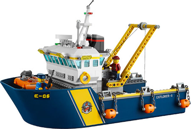 LEGO City - Deep Sea Exploration Vessel - - Fat Brain Toys