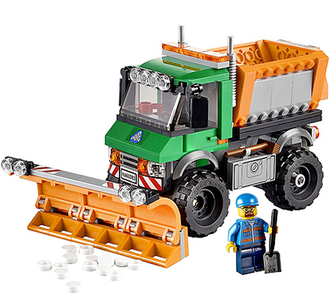 LEGO City - Snowplow Truck - - Fat Brain Toys