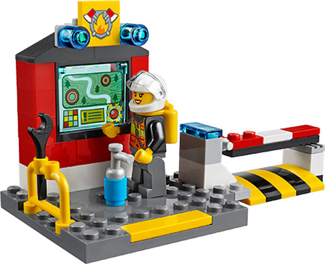 LEGO Juniors - Fire Suitcase - - Fat Brain Toys