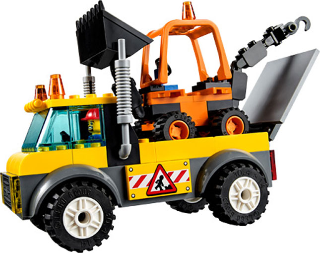 LEGO Juniors - Road Work Truck - - Fat Brain Toys