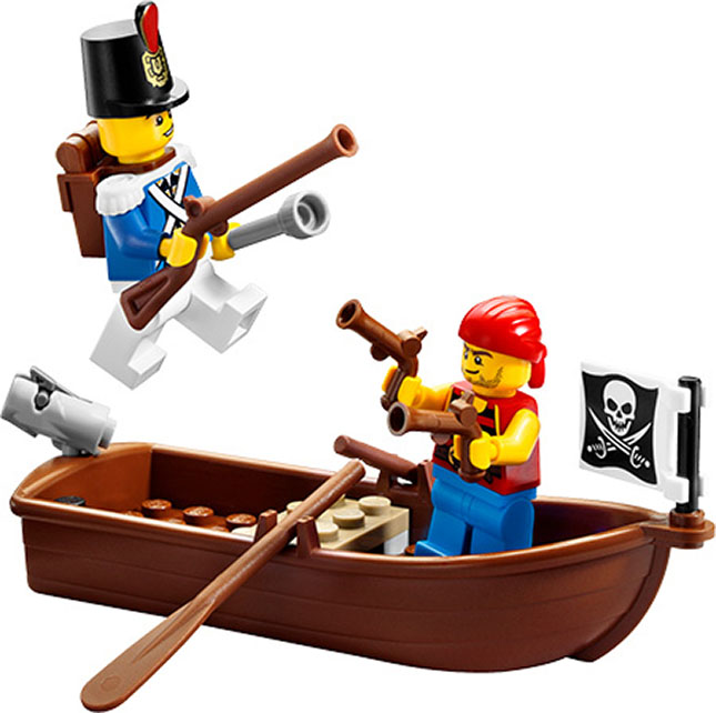 LEGO Pirates - Soldiers Fort - - Fat Brain Toys
