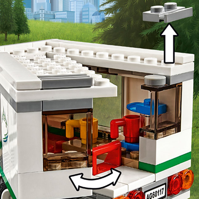 LEGO City - Van & Caravan - - Fat Brain Toys
