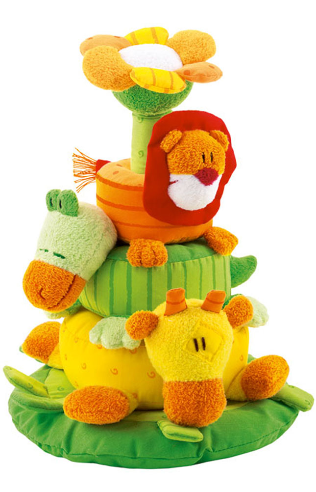 Animal Stacking Tower - - Fat Brain Toys
