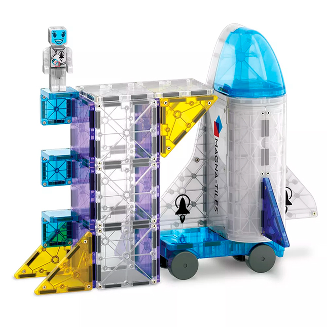 Magna-Tiles Space + microMAGS - Best for Ages 3 to 9