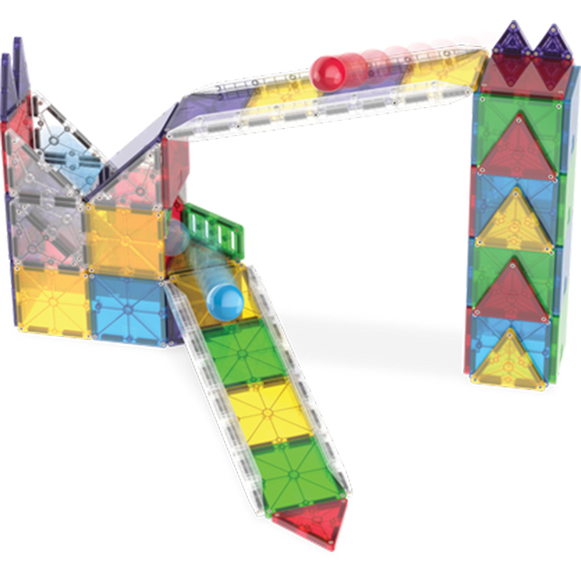 Magna-Tiles Rail Racers Deluxe - 90 pc - Best for Ages 3 to 8