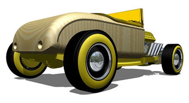 Mini Automoblox Hot Rod - - Fat Brain Toys