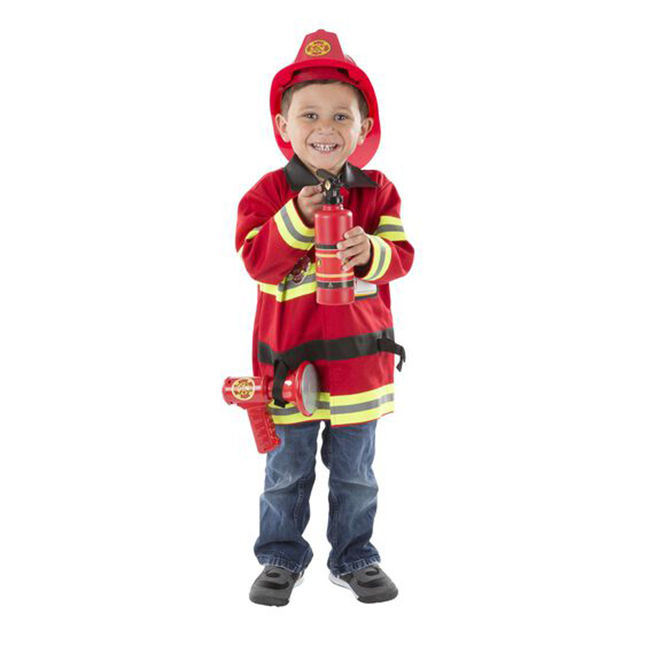 Fire Chief Role Play Costume Set - Best for Ages 3 to 5