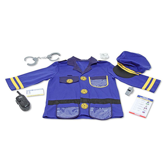 Police Officer Role Play Costume Set - - Fat Brain Toys