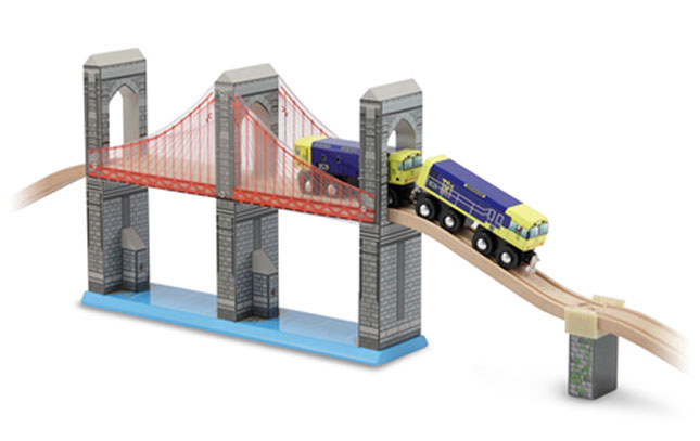 Skyline Suspension Bridge - - Fat Brain Toys