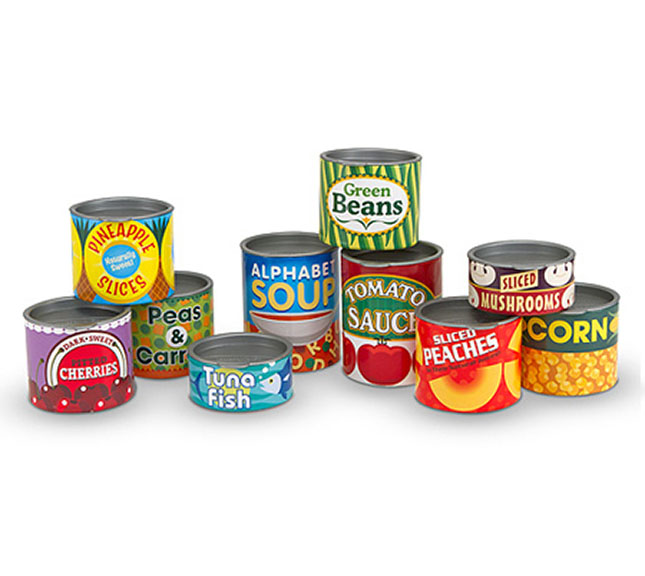 Let's Play House! Grocery Cans - - Fat Brain Toys
