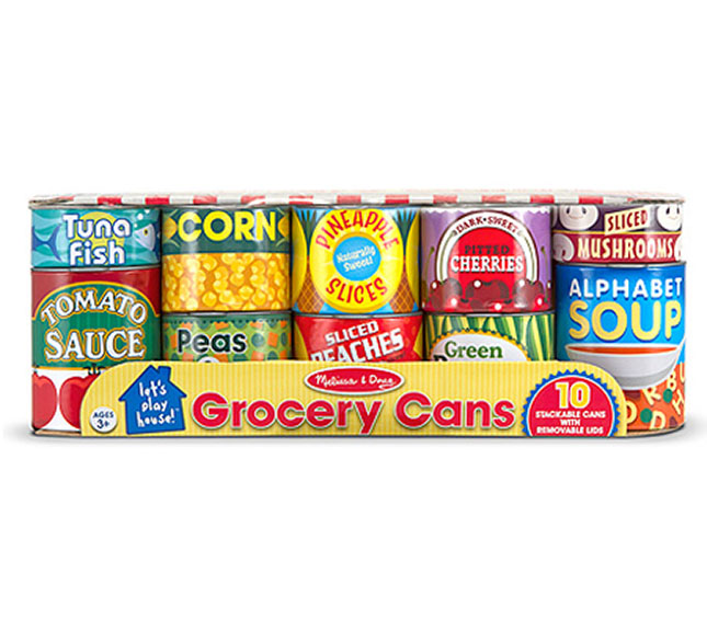 Let's Play House! Grocery Cans - - Fat Brain Toys