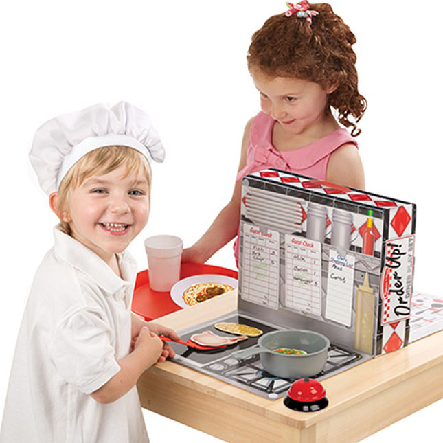 Order Up! Diner Play Set - - Fat Brain Toys