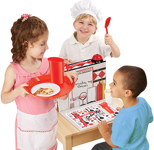 Order Up! Diner Play Set - - Fat Brain Toys