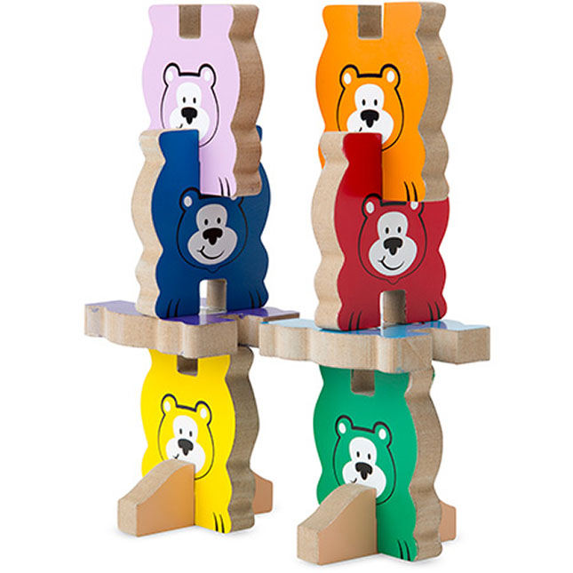 Stacking Chunky Puzzle - Bears - - Fat Brain Toys