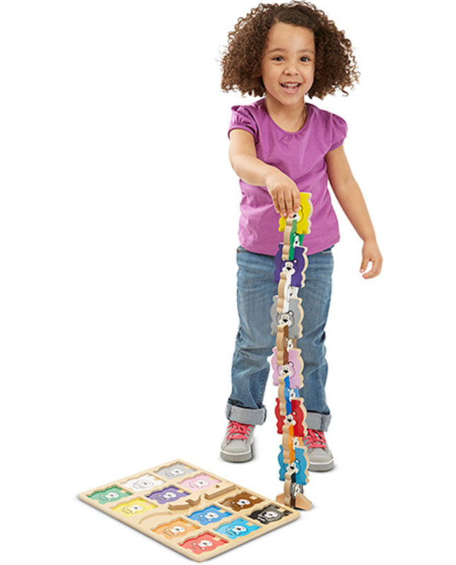 Stacking Chunky Puzzle - Bears - - Fat Brain Toys