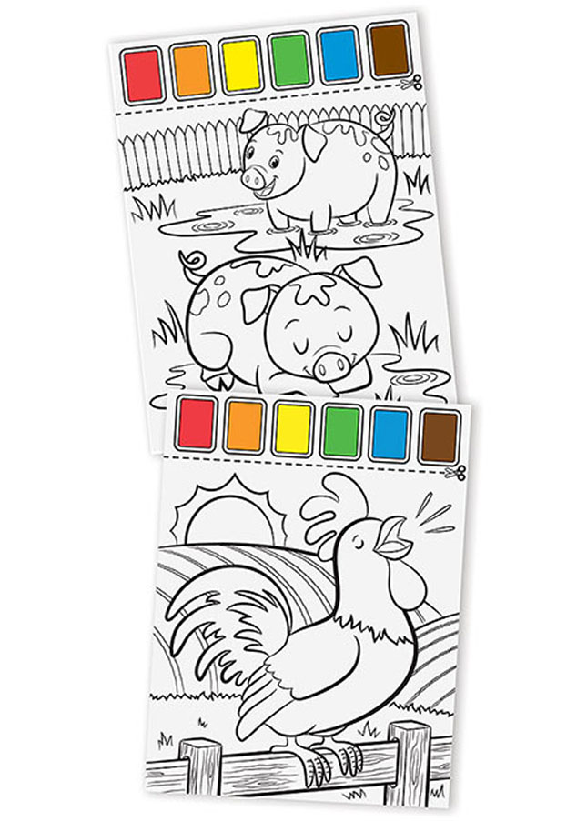 Paint with Water - Farm Animals - - Farm Toys