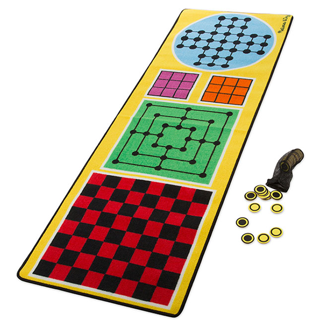 4-in-1 Game Rug - - Fat Brain Toys