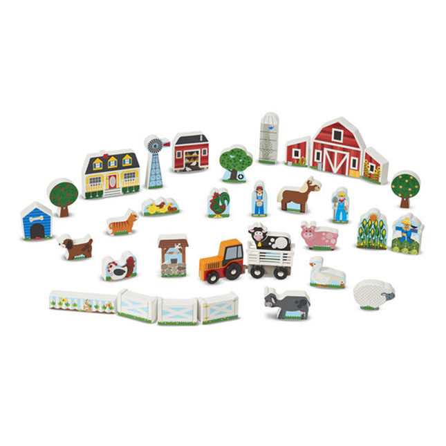 Farm & Tractor Play Set - - Farm Toys