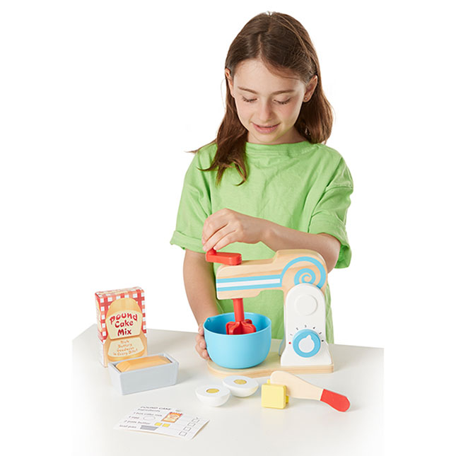 Make-A-Cake Mixer Set - - Fat Brain Toys