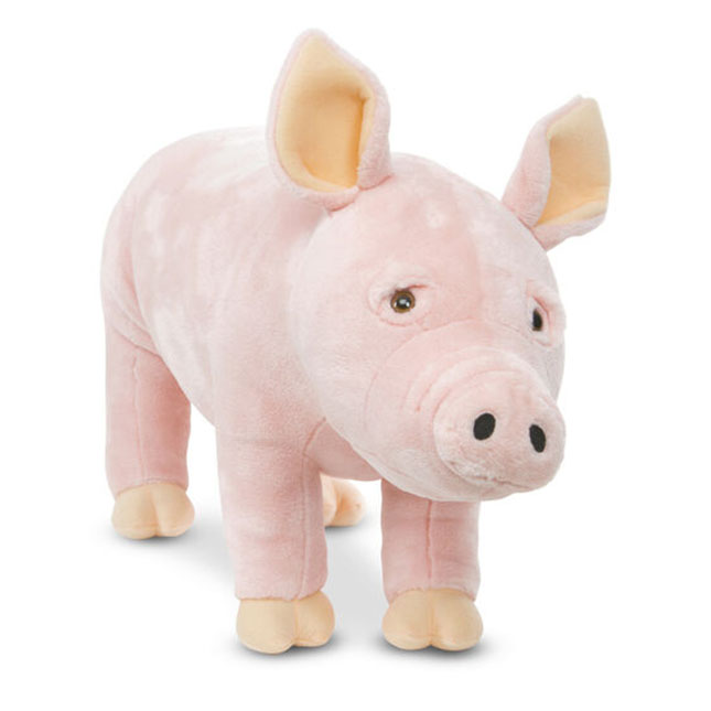 Pig Plush Animal - - Farm Toys
