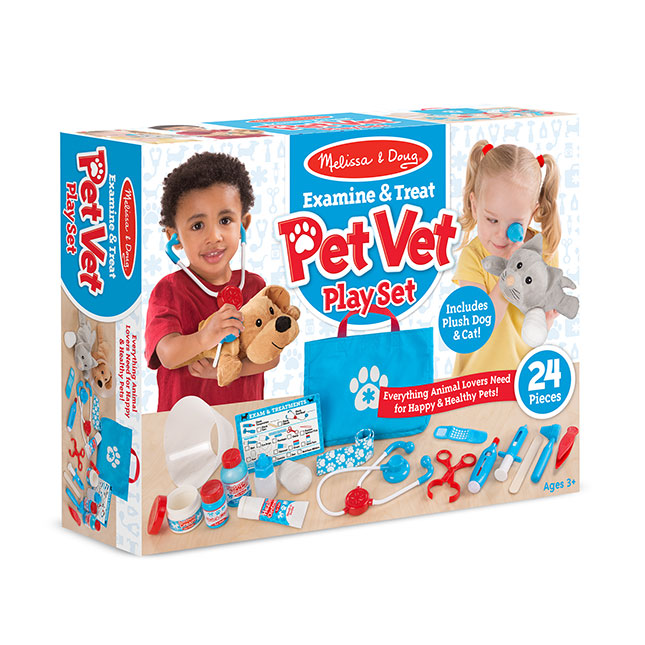 Examine & Treat Pet Vet Play Set - Best Plush for Ages 4 to 5