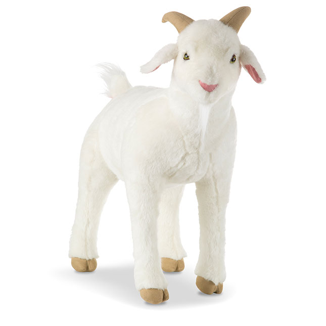 Lifelike Plush Goat - - Farm Toys