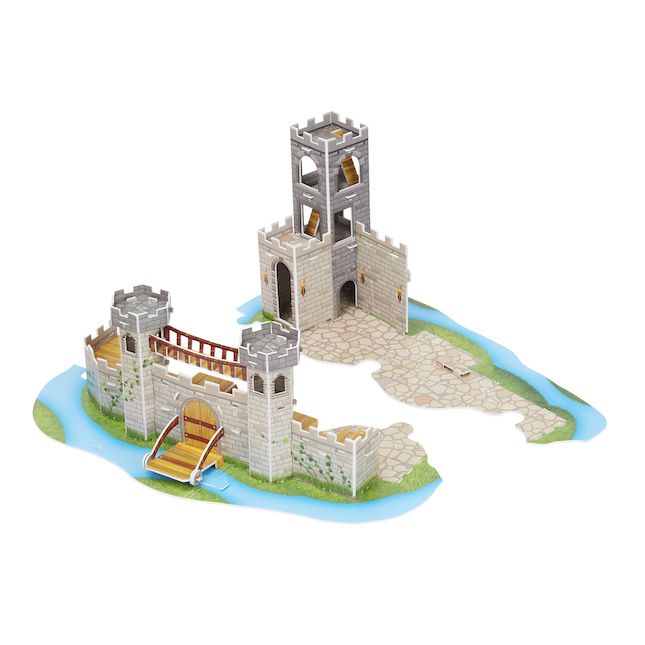 Medieval Castle 3-D Puzzle - - Fat Brain Toys